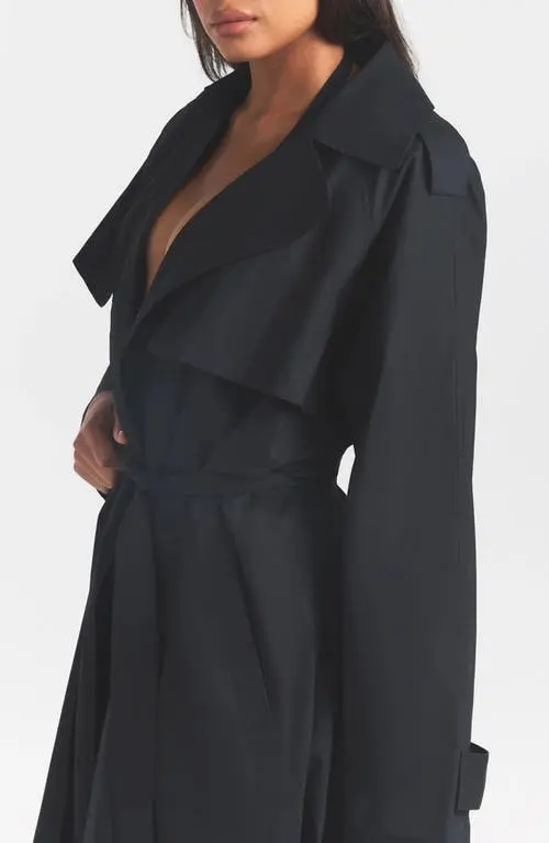SKIMS Oversized Trench Coat - Onyx