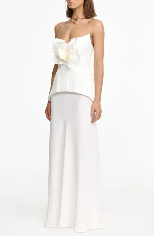 Acler Bankson Floral Appliqué Gown