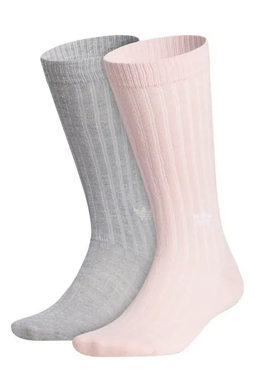 Adidas Gender Inclusive Originals Assorted 2-pack Crew Socks - Grey
