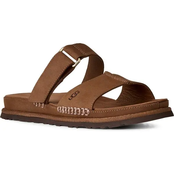 UGG Goldengaze Slide Sandal - Dark Chestnut