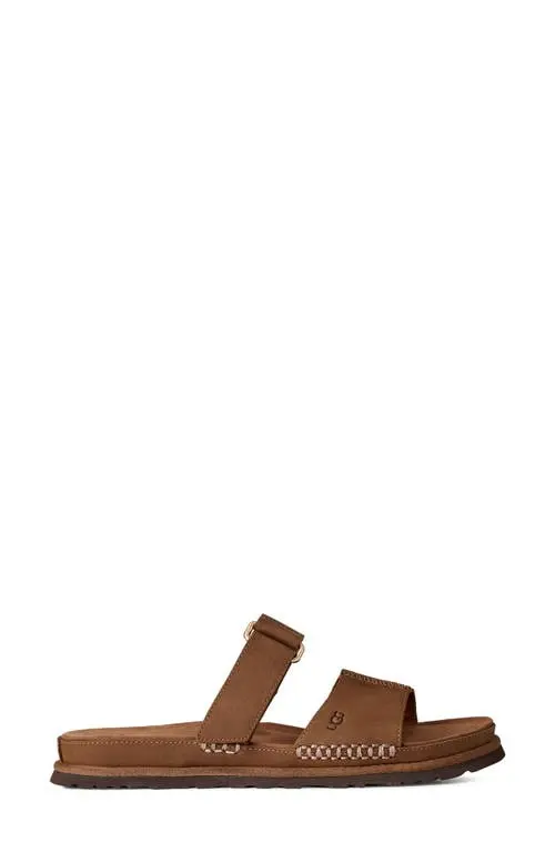 UGG Goldengaze Slide Sandal - Dark Chestnut