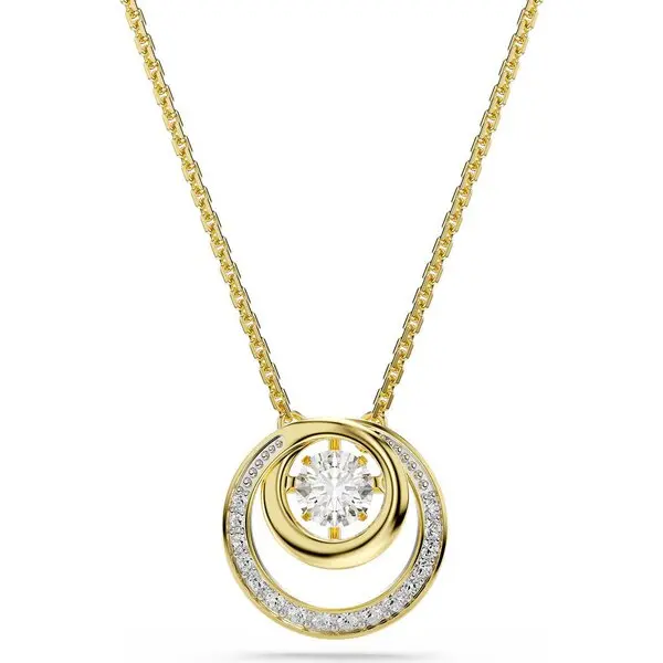 SWAROVSKI Hyperbola Pendant Necklace - White/gold