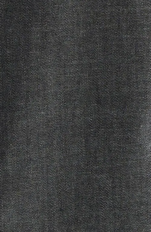 Zanella Bassano Tailored Fit Solid Stretch Cotton Twill Dress Shirt - Charcoal
