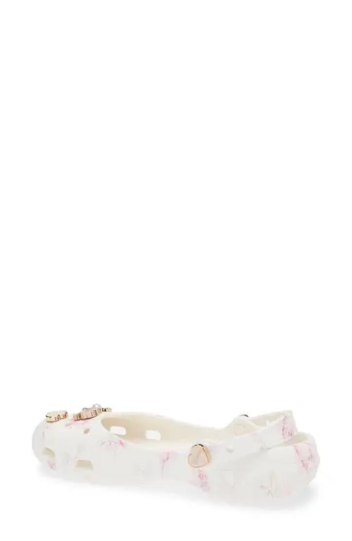 CROCS X Loveshackfancy Floral Print Ballet Flats