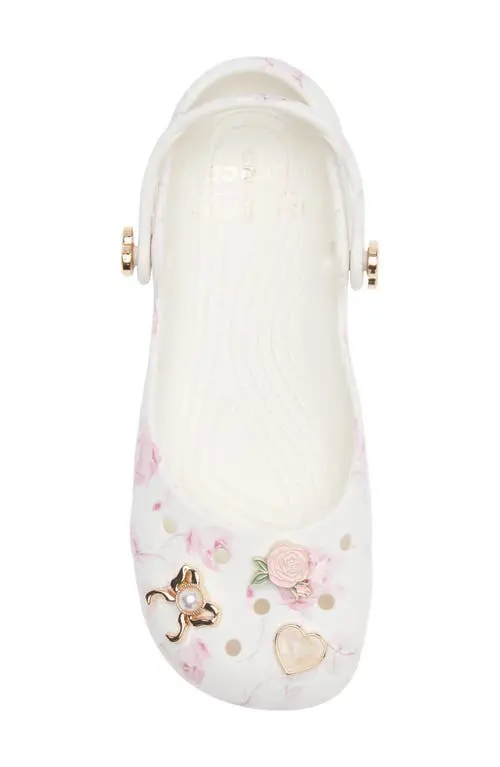 CROCS X Loveshackfancy Floral Print Ballet Flats