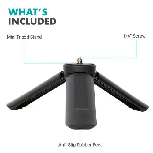 MOVO Compact Mini Tabletop Tripod
