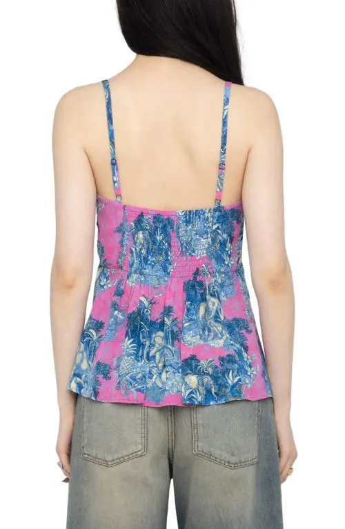 Zadig&Voltaire Jungle Print Crepe Camisole - Lady