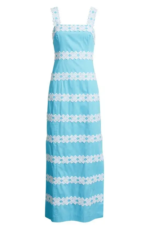 Lilly Pulitzer® Davis Linen Maxi Dress - Capri Blue