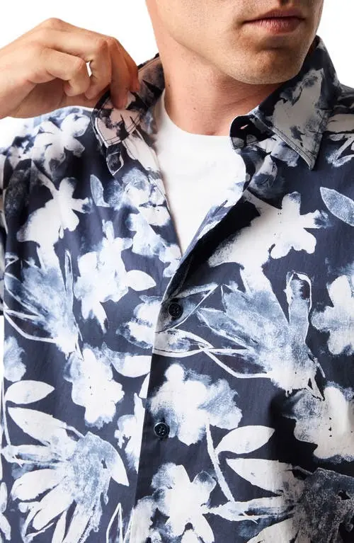 Rodd & Gunn Windstock Floral Short Sleeve Cotton Button-up Shirt