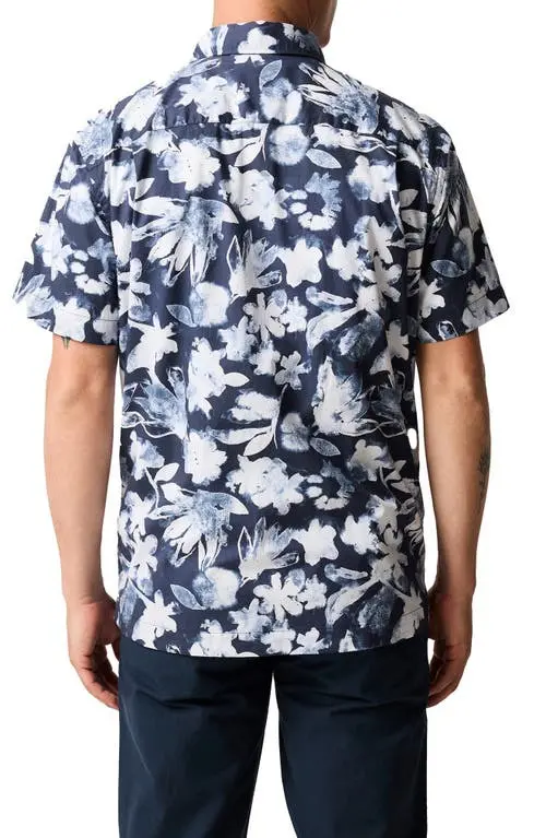Rodd & Gunn Windstock Floral Short Sleeve Cotton Button-up Shirt