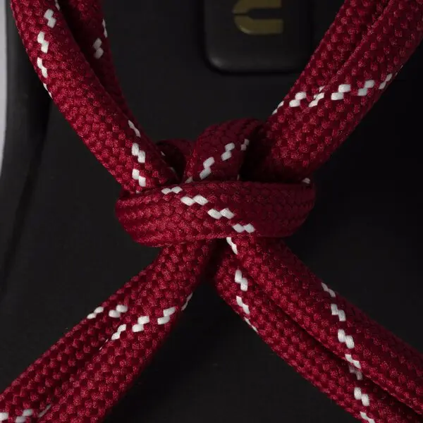 Miu Miu Riviere Cord And Leather Sandals - Amaranth Red