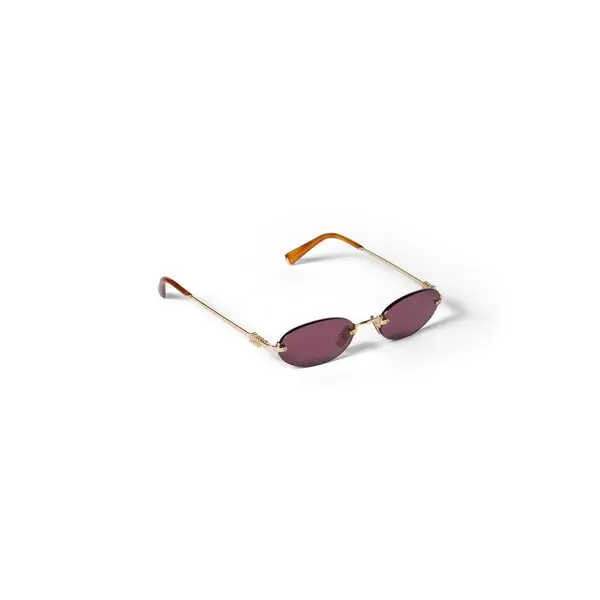 Miu Miu Oval Sunglasses - Ruby Lenses