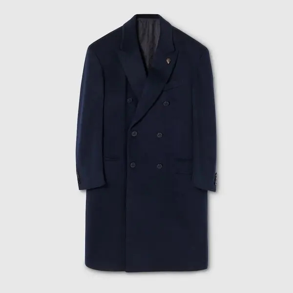 Gucci Light Cashmere Double-breasted Coat