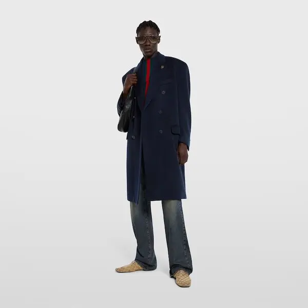 Gucci Light Cashmere Double-breasted Coat