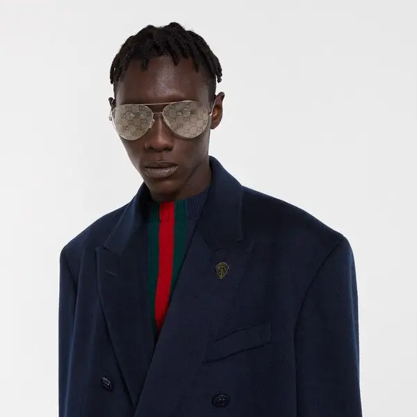 Gucci Light Cashmere Double-breasted Coat