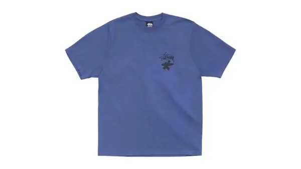StÜssy Long Haul Pigment Dyed Tee Shirt - Indigo