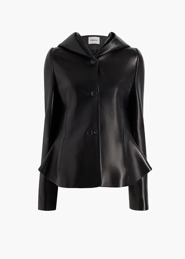 Khaite June Leather Jacket