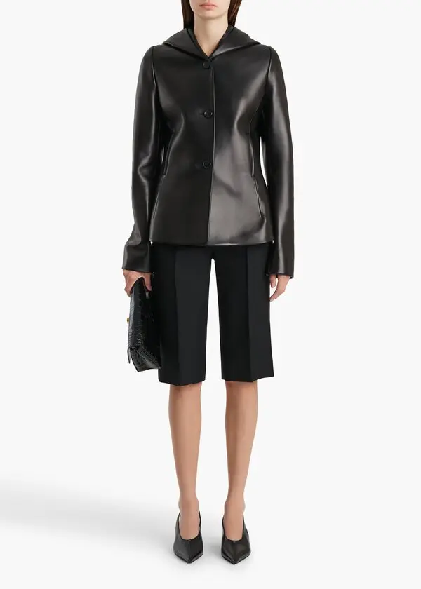 Khaite June Leather Jacket
