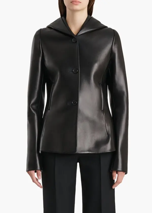 Khaite June Leather Jacket