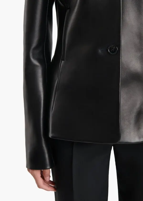 Khaite June Leather Jacket