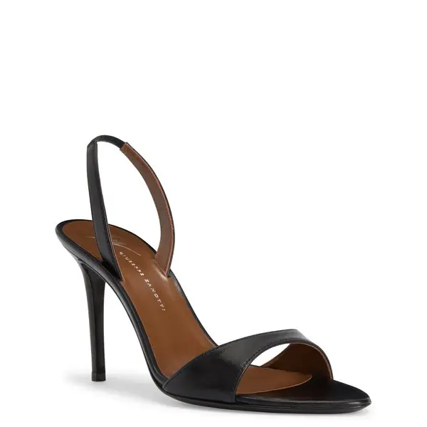 GIUSEPPE ZANOTTI Lilibeth 90 Slingback Sandal - Black