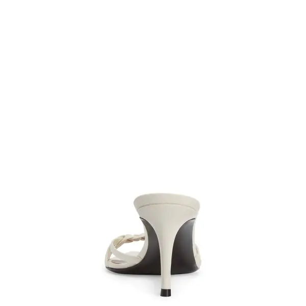 GIUSEPPE ZANOTTI Intriigo Braid 70 Mules - Ivory