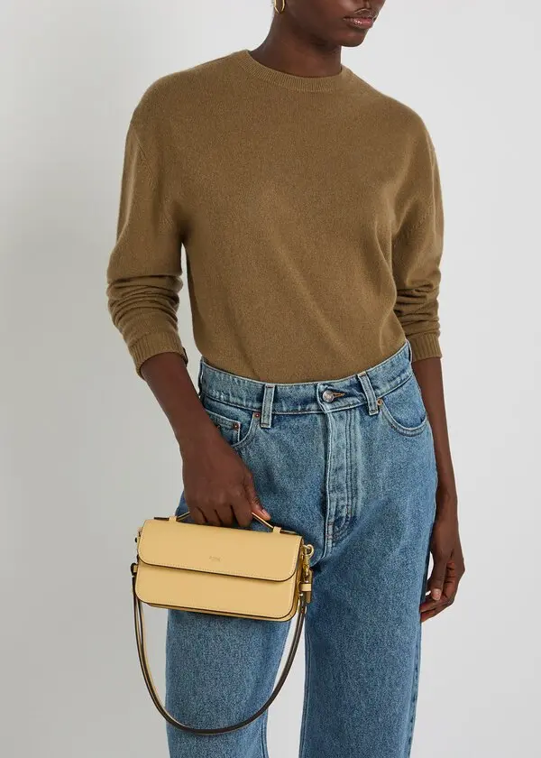 COACH Elora Leather Cross-body Bag - Cream