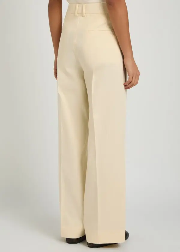 Moncler Straight-leg Cotton-poplin Trousers - Beige
