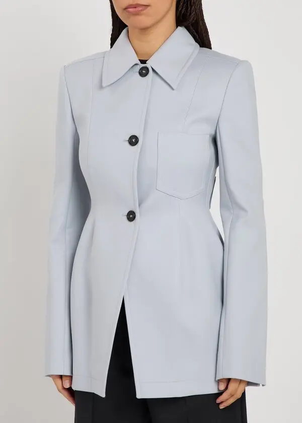Sportmax Fitted Cotton-blend Jacket