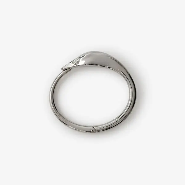 Burberry Duck Cuff In Palladium-plated Brass