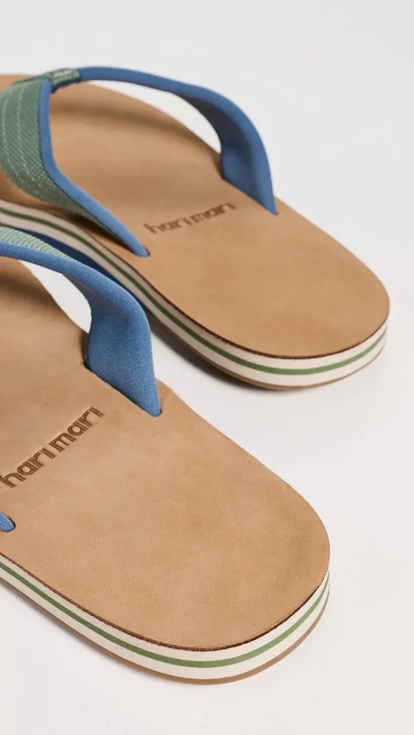 HARI MARI Scouts Flip Flops - Olive