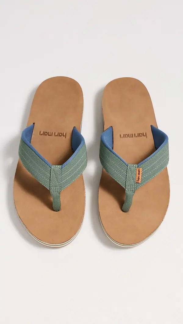 HARI MARI Scouts Flip Flops - Olive