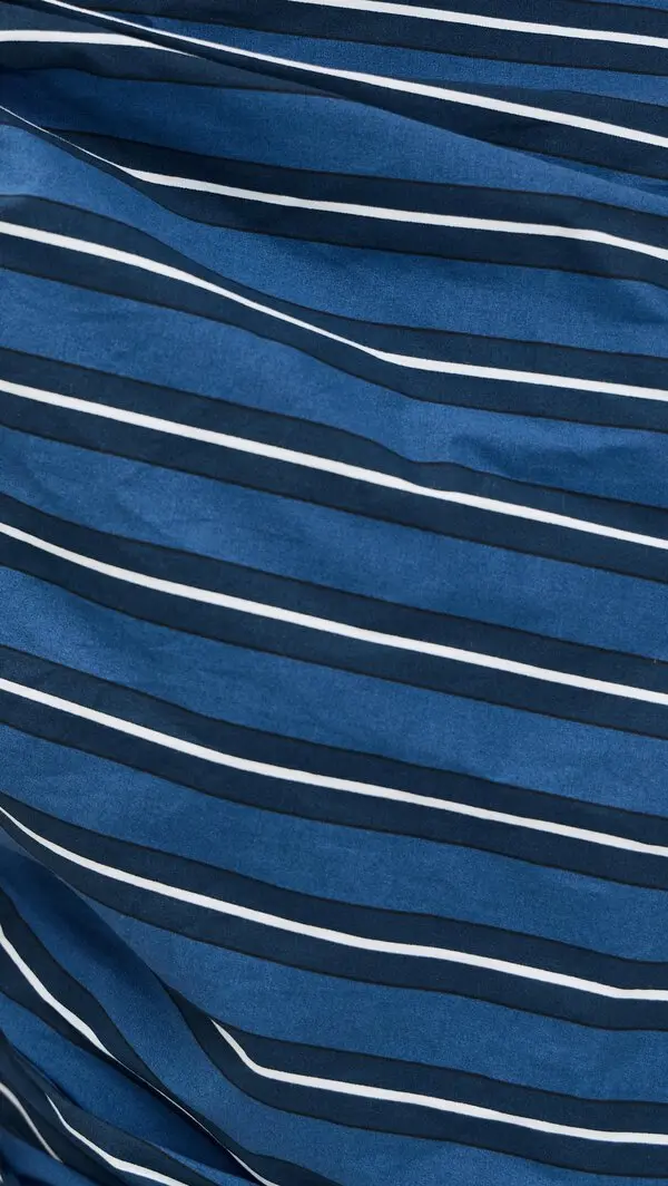 Staud Phare One-shoulder Striped Top