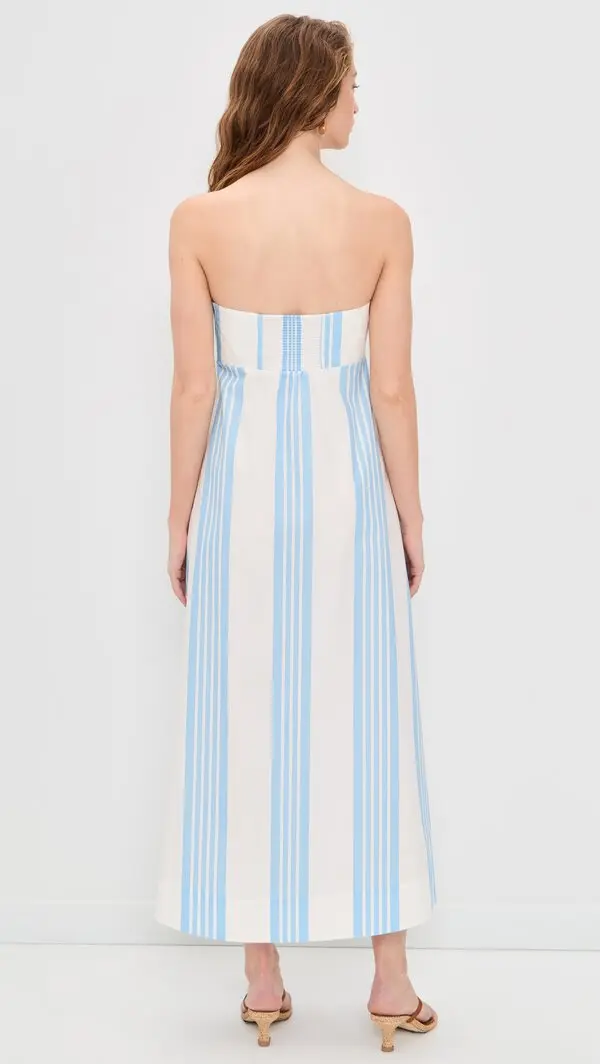 Posse Rosie Strapless Stripe Dress - Nautical Stripe