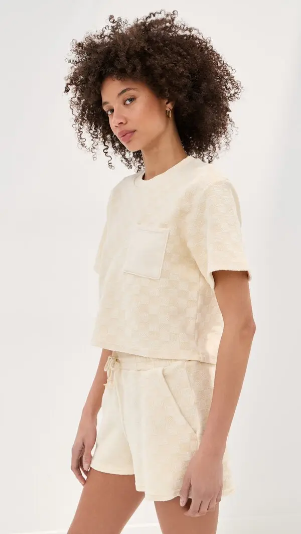 STATE & LAKE Sofia Top - Ivory
