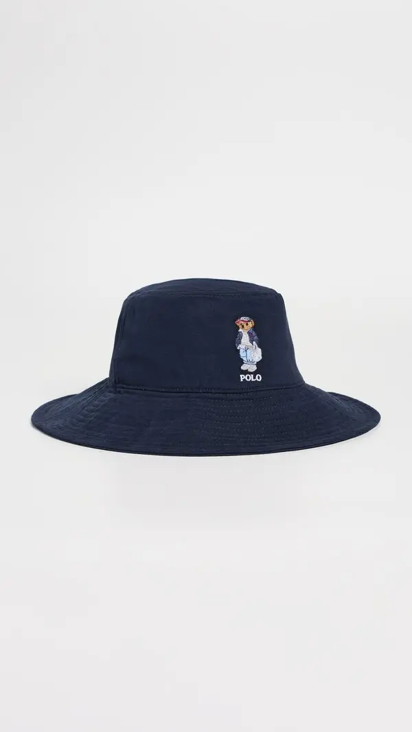 Polo Ralph Lauren Embroidered Bear Bucket Hat