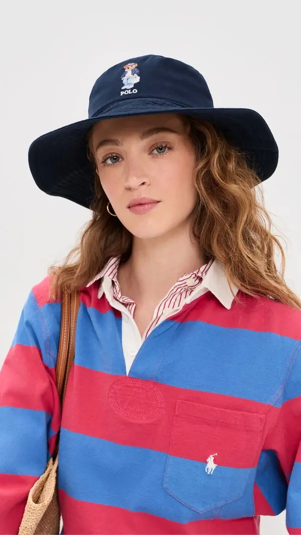 Polo Ralph Lauren Embroidered Bear Bucket Hat