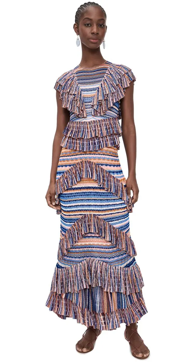 Ulla Johnson Raina Ruffle Maxi Dress