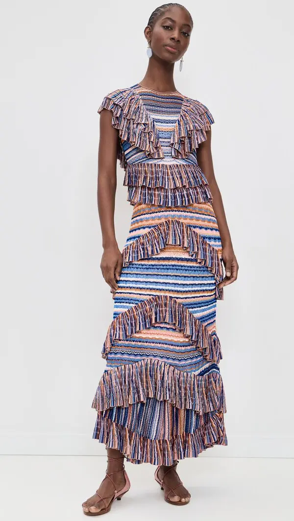 Ulla Johnson Raina Ruffle Maxi Dress