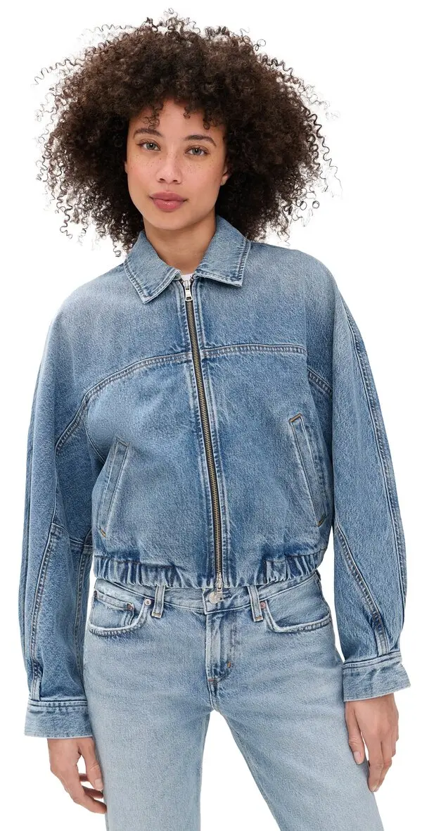AGOLDE Dixon Cocoon Bomber Jacket - Outbreak