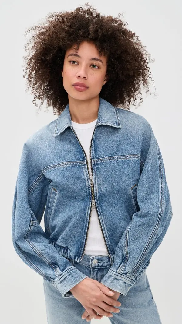 AGOLDE Dixon Cocoon Bomber Jacket - Outbreak