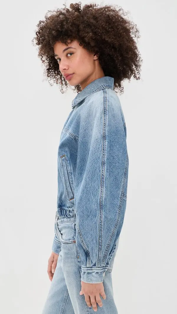 AGOLDE Dixon Cocoon Bomber Jacket - Outbreak