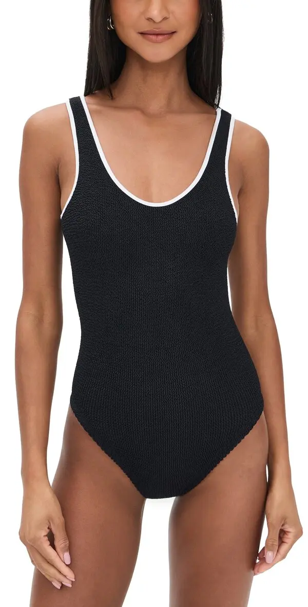 Hunza G Coverage Faye One Piece - Black
