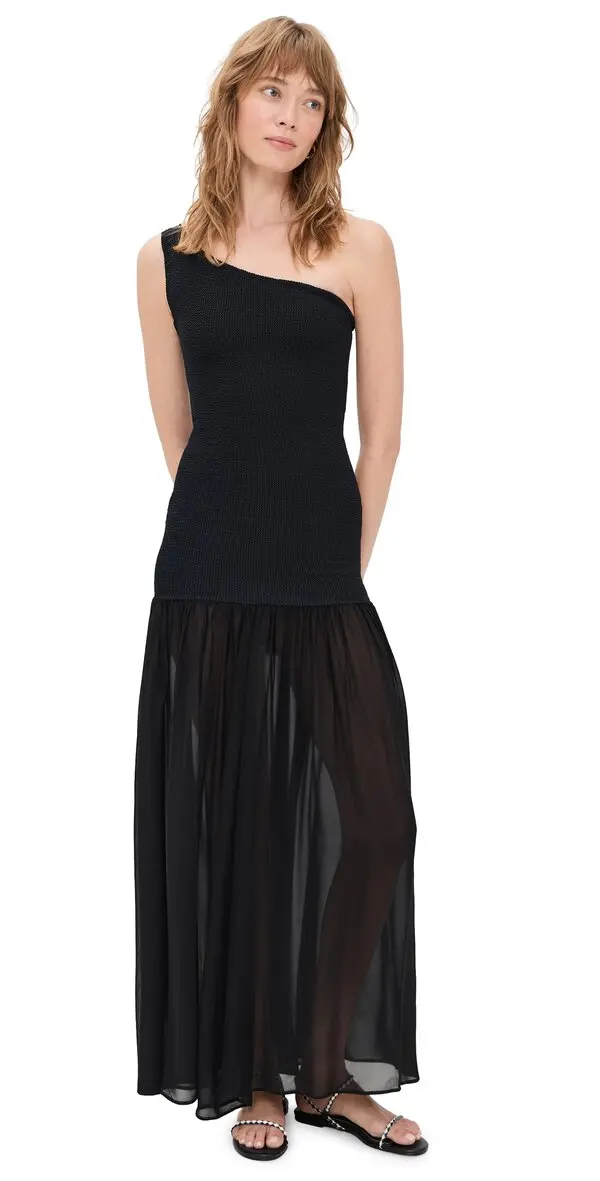 Hunza G Nancy Hybrid Dress