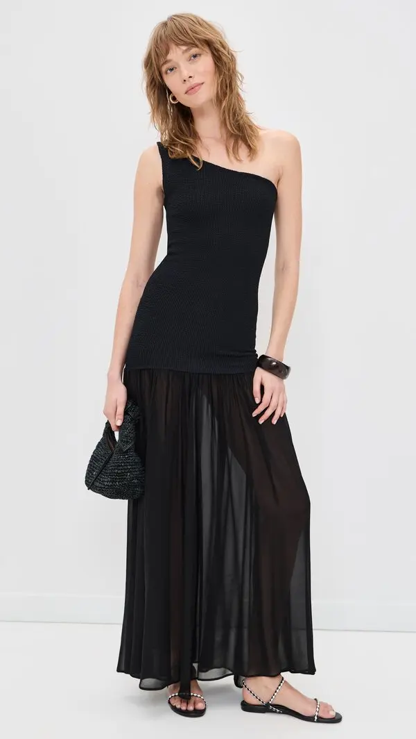 Hunza G Nancy Hybrid Dress