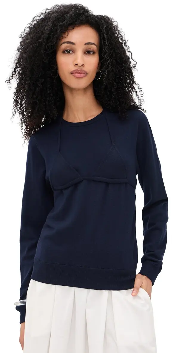 Sandy Liang Maisy Sweater - Navy