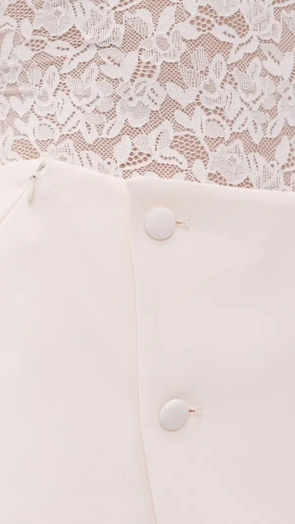 Good American Luxe Suiting Skort - Soft Shell