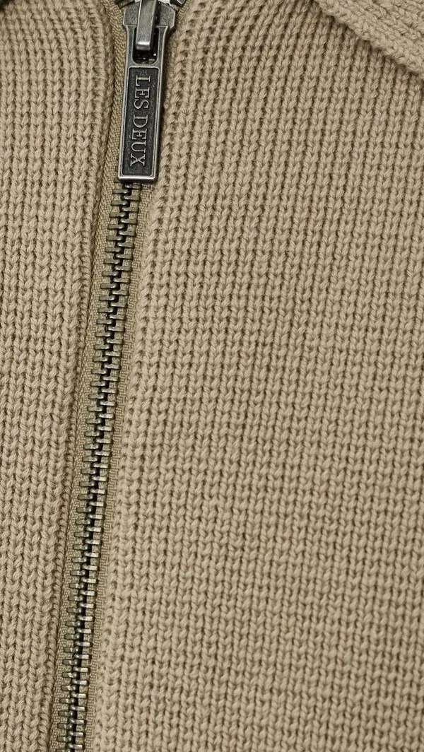 LES DEUX Fischer Cotton Milano Zip Jacket