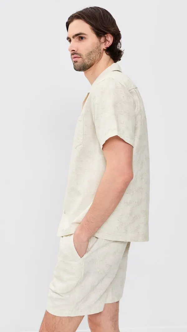 Marine Layer Jacquard Resort Shirt