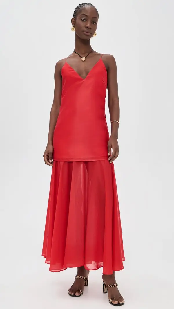 MARQUES' ALMEIDA Laye Strappy Maxi Dress